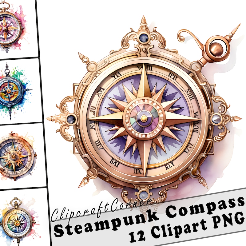 Steampunk Compass - Etsy