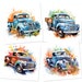 12 Pickup Truck Clipart PNG Bundle | Watercolor Truck Clipart PNG ...