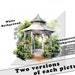 12 Garden Gazebo Clipart PNG Bundle Watercolor Gazebo Clipart PNG ...