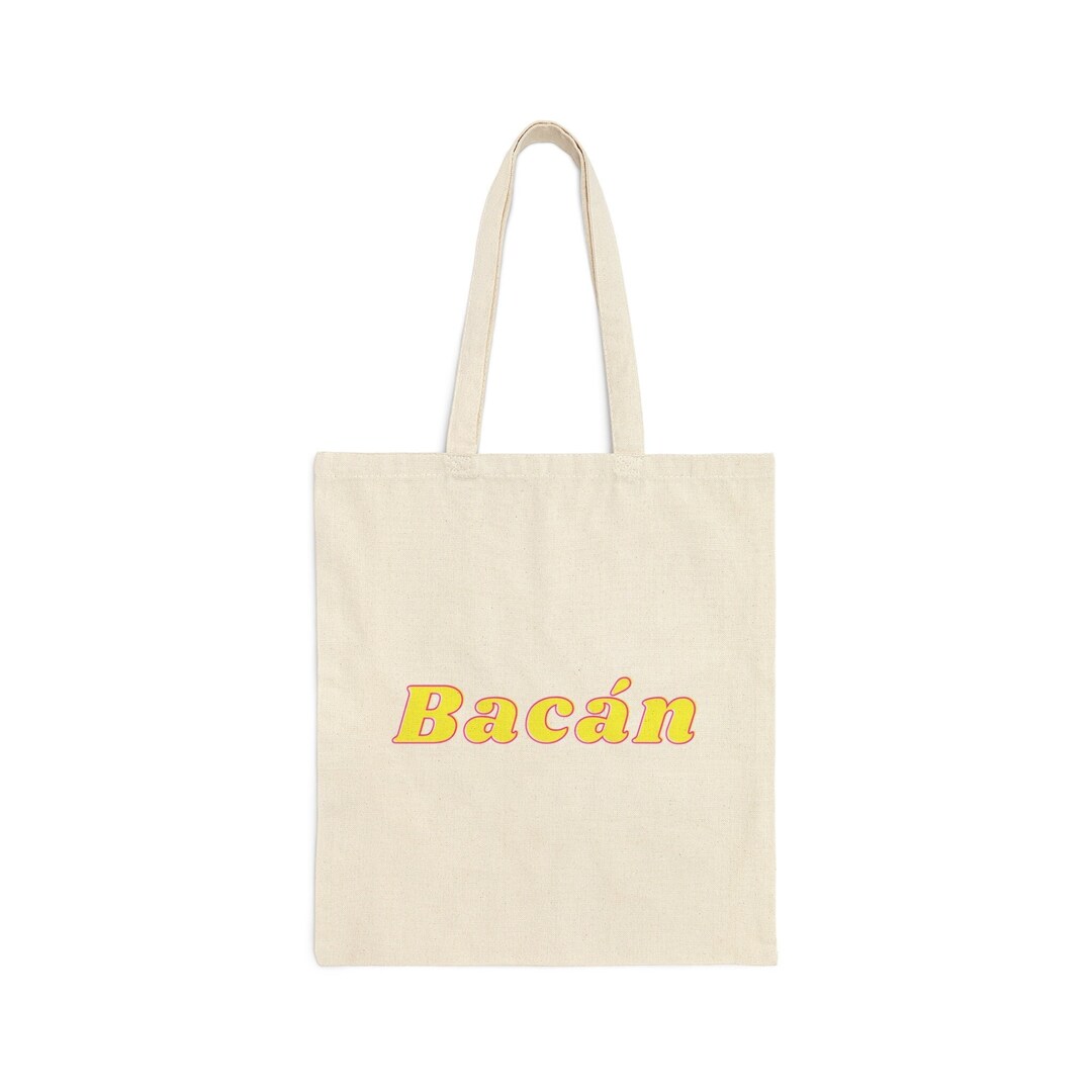 Bacán Tote Bag | Minimalist | Canvas Bolsa | Latina | Latino | Birthday ...