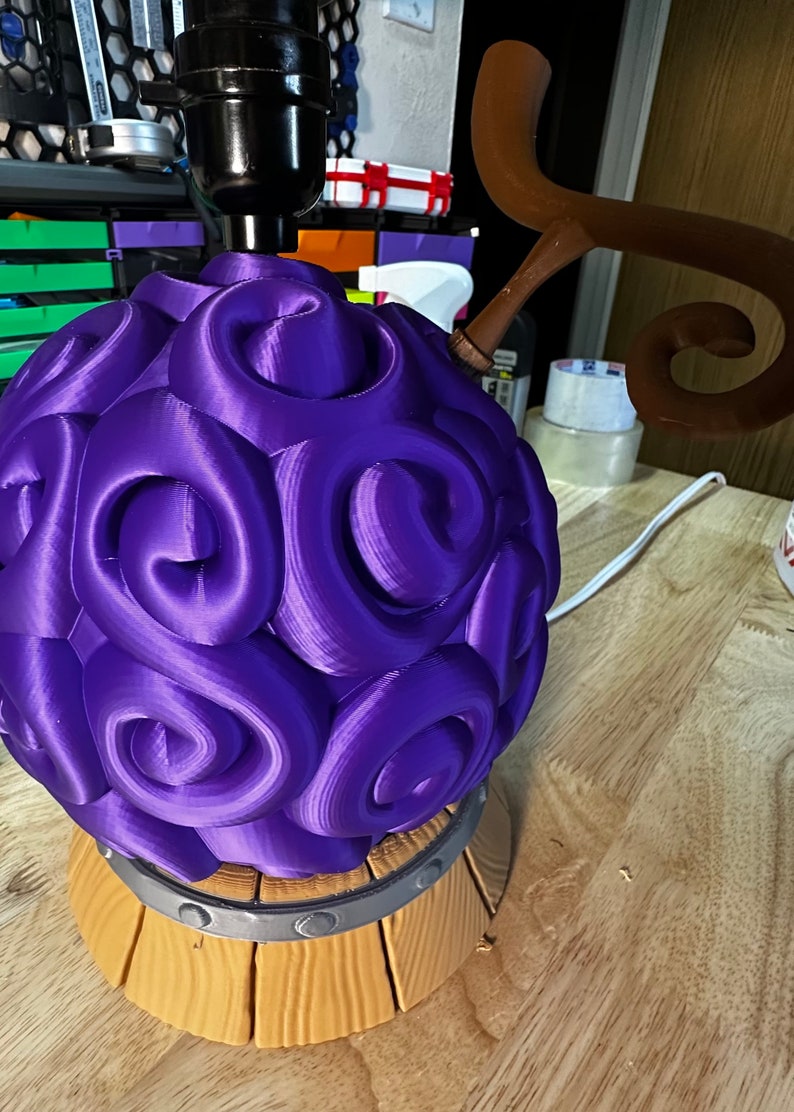 Anime One Piece Devil Fruit Lamp NEW Trafalgar Law Ope Ope No Mi Monkey ...