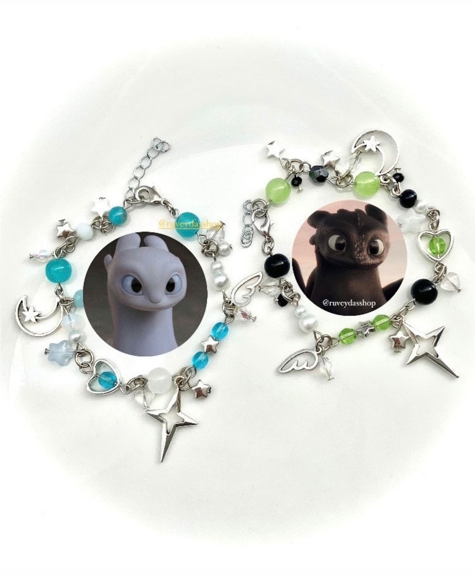 How to Train Your Dragon Inspried Couple Bracelet - Etsy