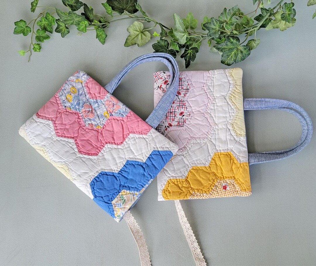 Vintage Book Cover| Quilted Book Cover| Handmade Book Wrap| Book Cover ...