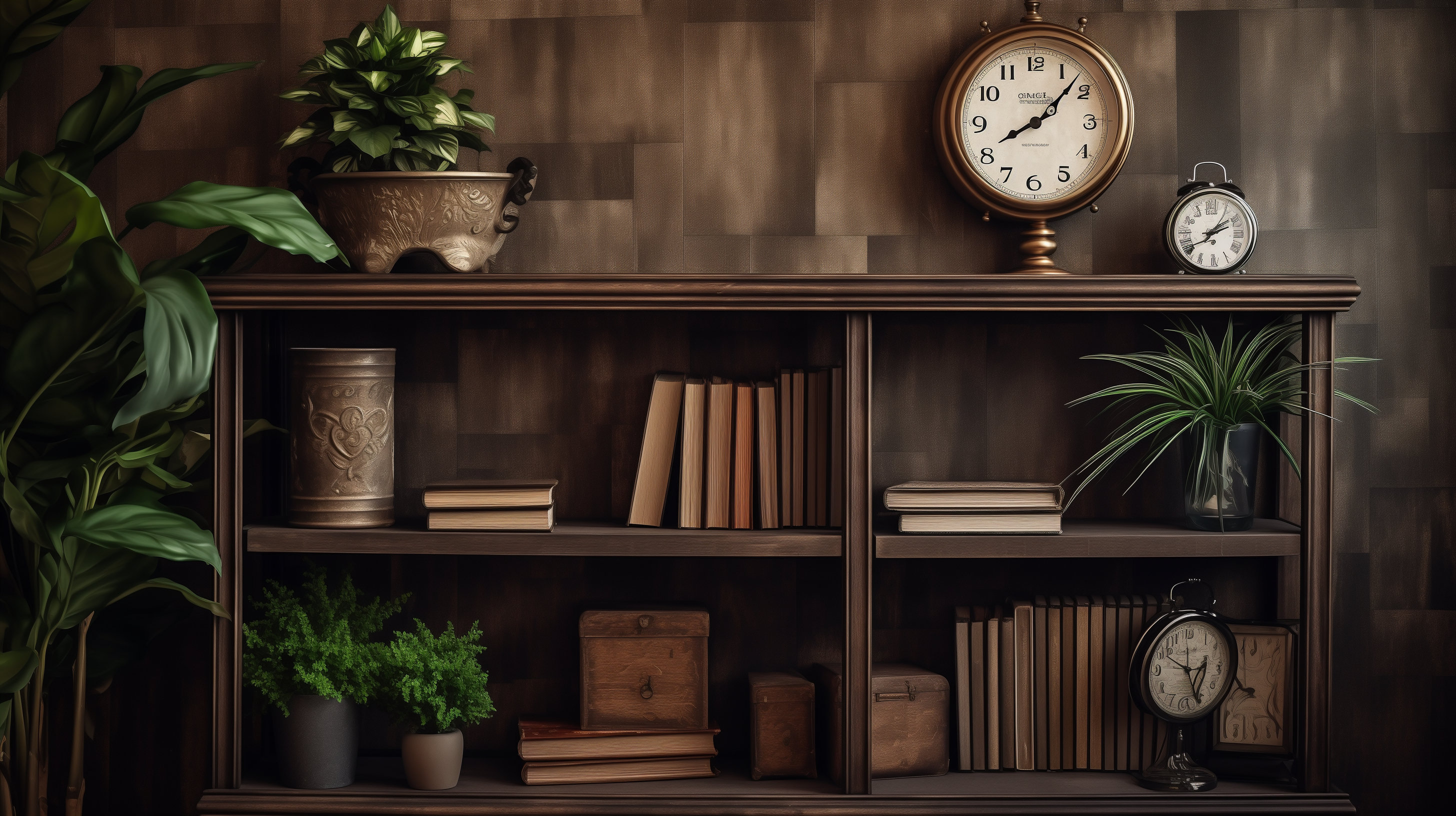 Cozy Rustic Office Virtual Background | Zoom Virtual Background | Home ...