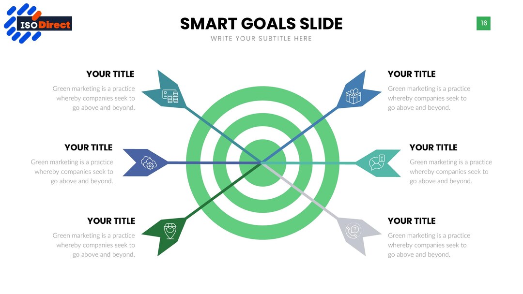 SMART Goals Powerpoint Template | Business Objectives & KPI Tracker - Etsy