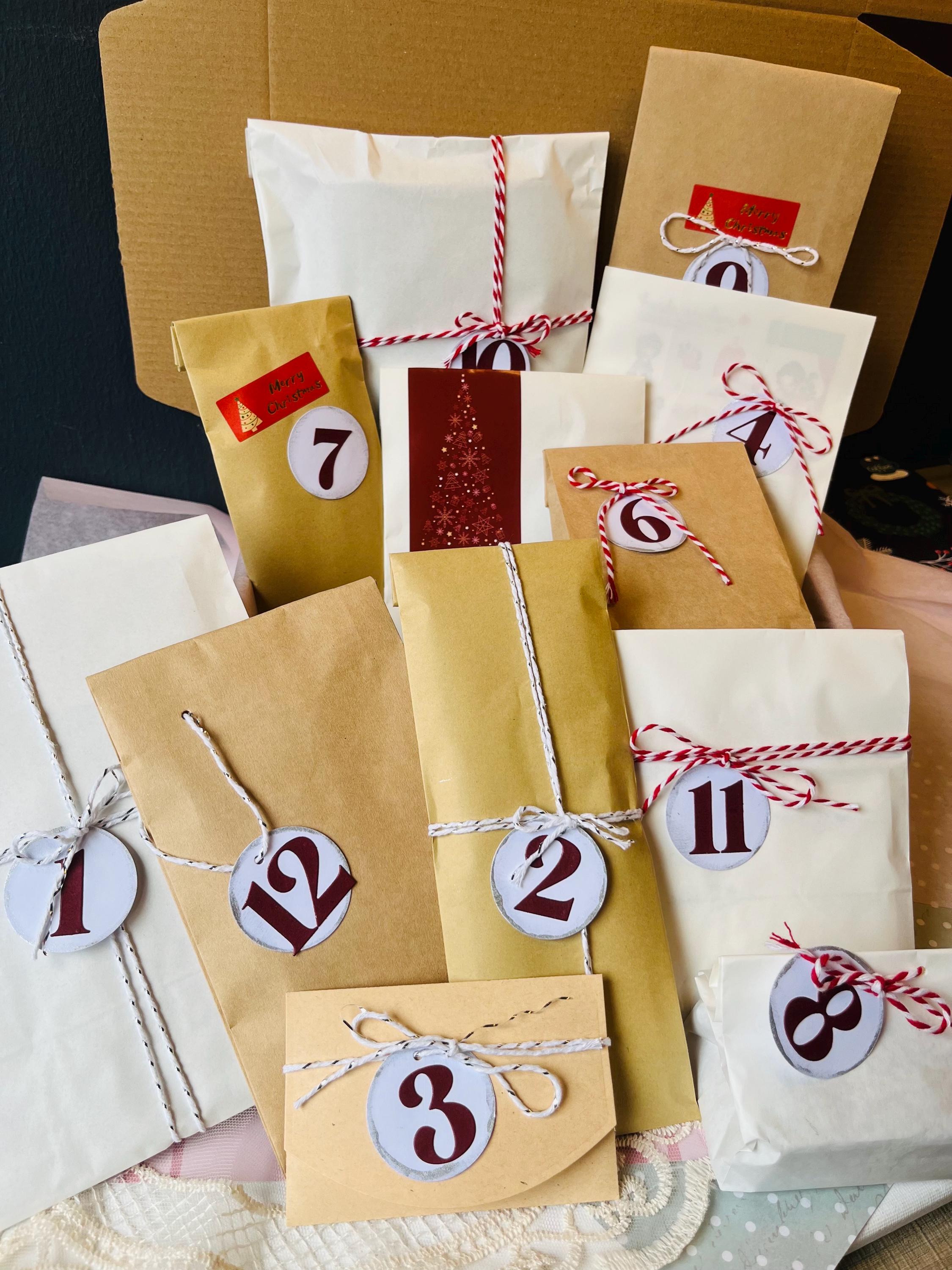 12 Days of Christmas Advent Calendar Journaling Scrapbooking Gift Set ...
