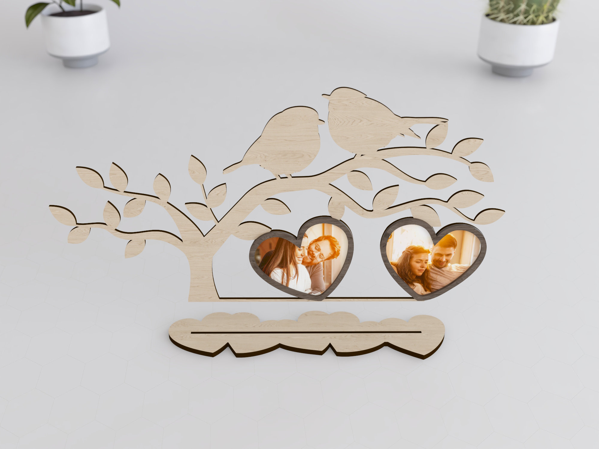 Valentine's Day. Laser Cut 3 Different Works Valentine's Day File With ...
