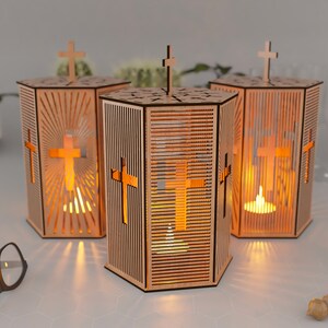 Christian Lantern Laser Cut File: Holy Pilgrim Design (digital Download ...
