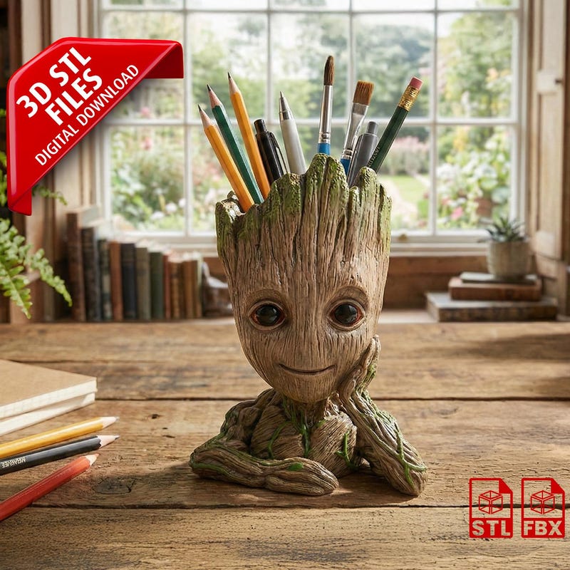 Groot Flower Pot - Etsy