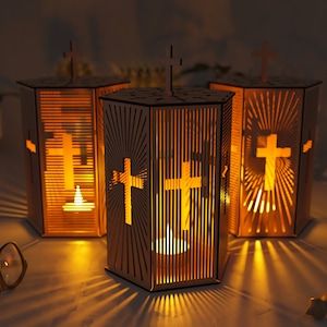 Christian Lantern Laser Cut File: Holy Pilgrim Design (digital Download ...