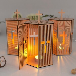 Christian Lantern Laser Cut File: Holy Pilgrim Design (digital Download ...