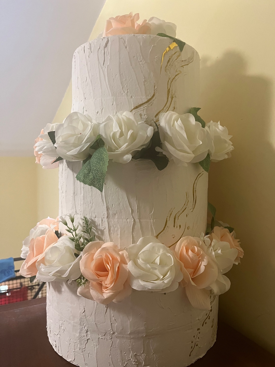 Artificial Wedding Cake / Artificial Wedding Cake BEAUTIFUL & Brand New ...