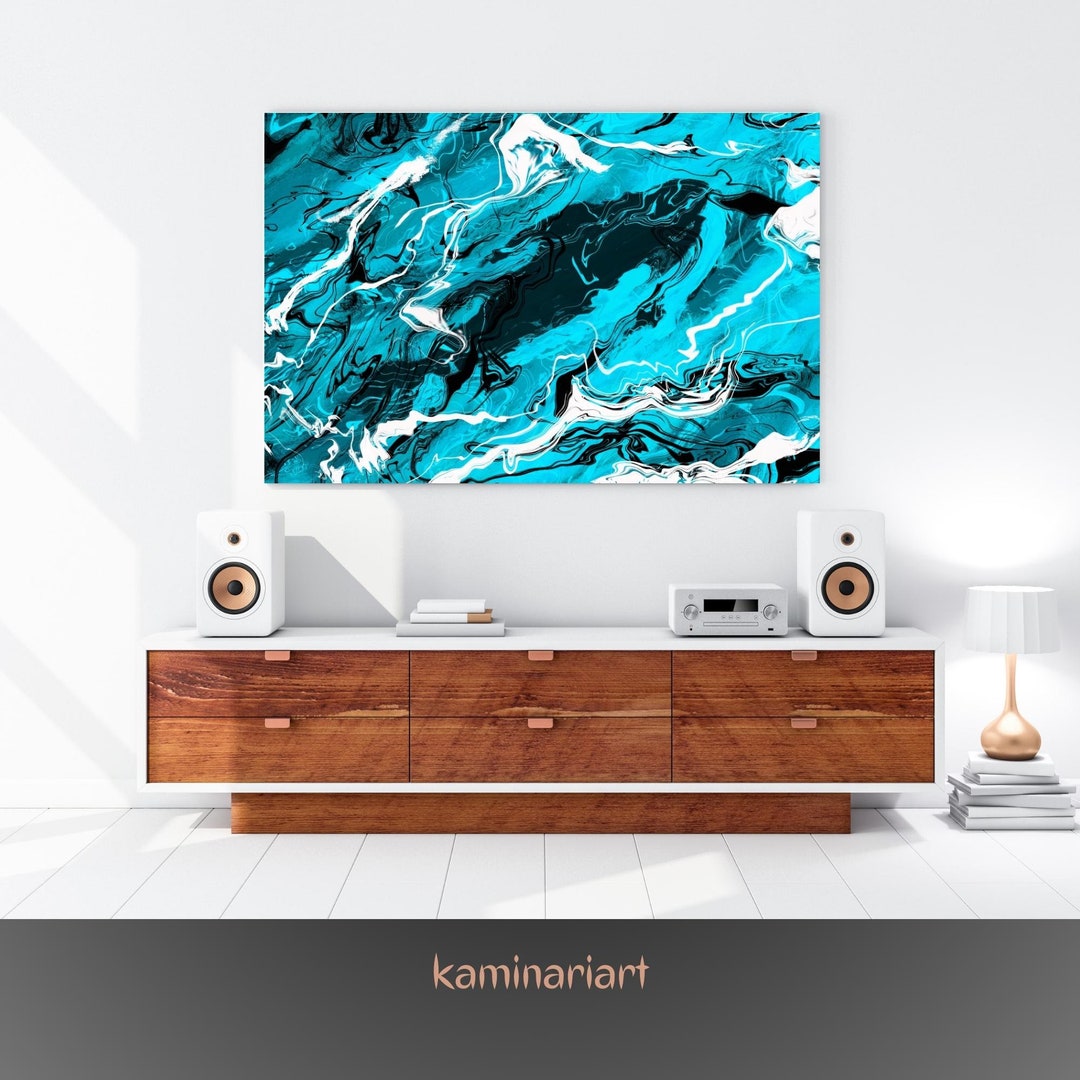 Printable Abstract Whale Painting Modern Wall Art Decor Digital Print ...