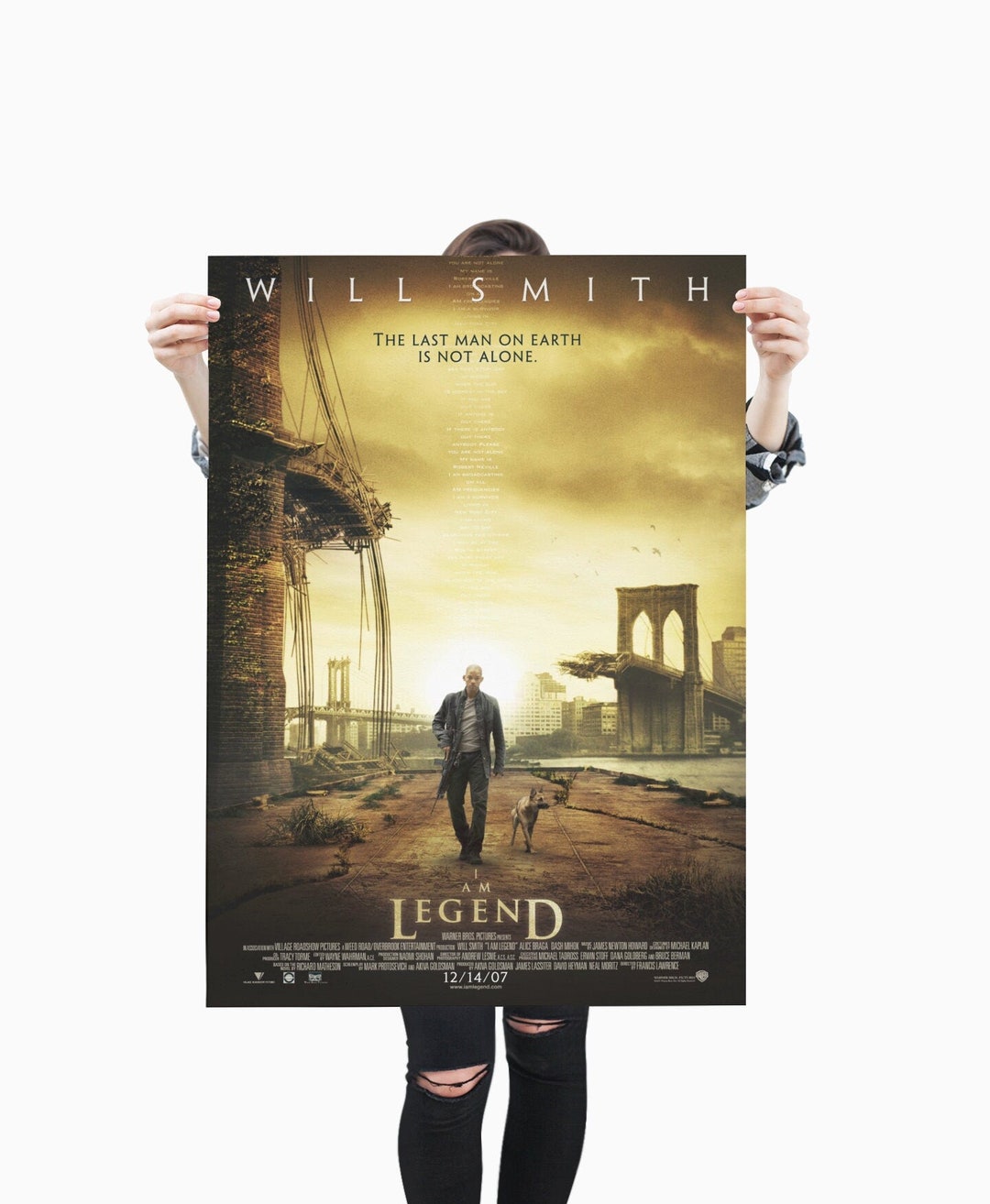 I Am Legend Poster / Premium Matte Vertical Poster - Etsy