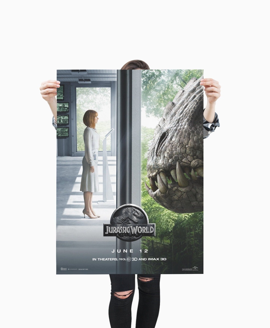Jurassic World Poster / Premium Matte Vertical Poster - Etsy