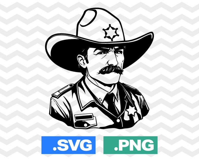 Sheriff SVG File, Sheriff Svg Files, Sheriff PNG Cut File, Sheriff ...