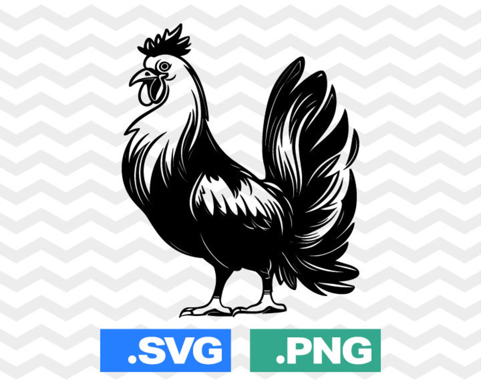 Rooster SVG File, Rooster Svg Files, Rooster PNG Cut File, Rooster ...