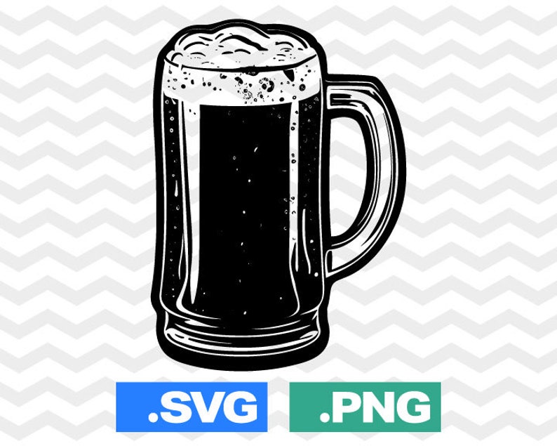 Beer Glass Svg File Beer Glass Svg Files Beer Png Cut File Etsy