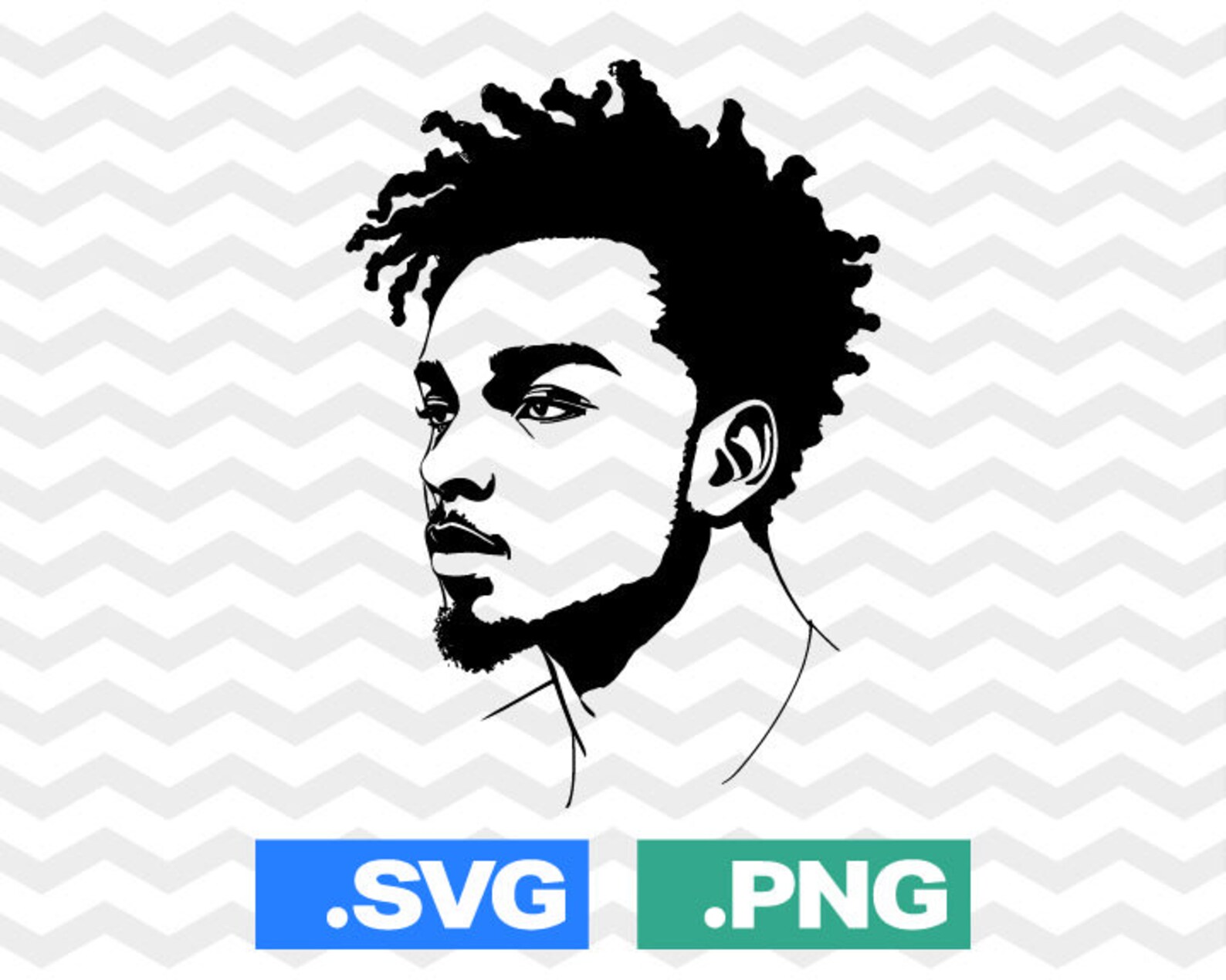 Dreads Man SVG File Dreadlock Man Svg Files Dread Man PNG - Etsy