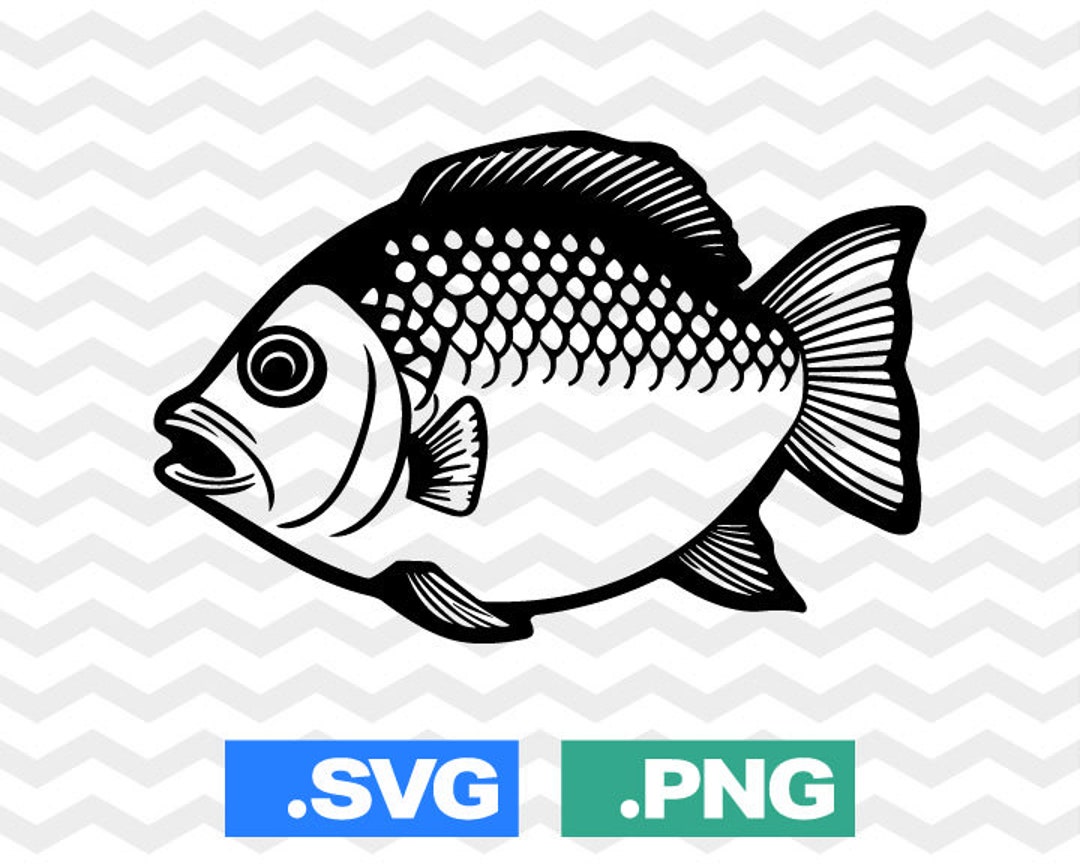 Fish SVG File Fish Svg Files Fish PNG Cut File Fish Logo - Etsy