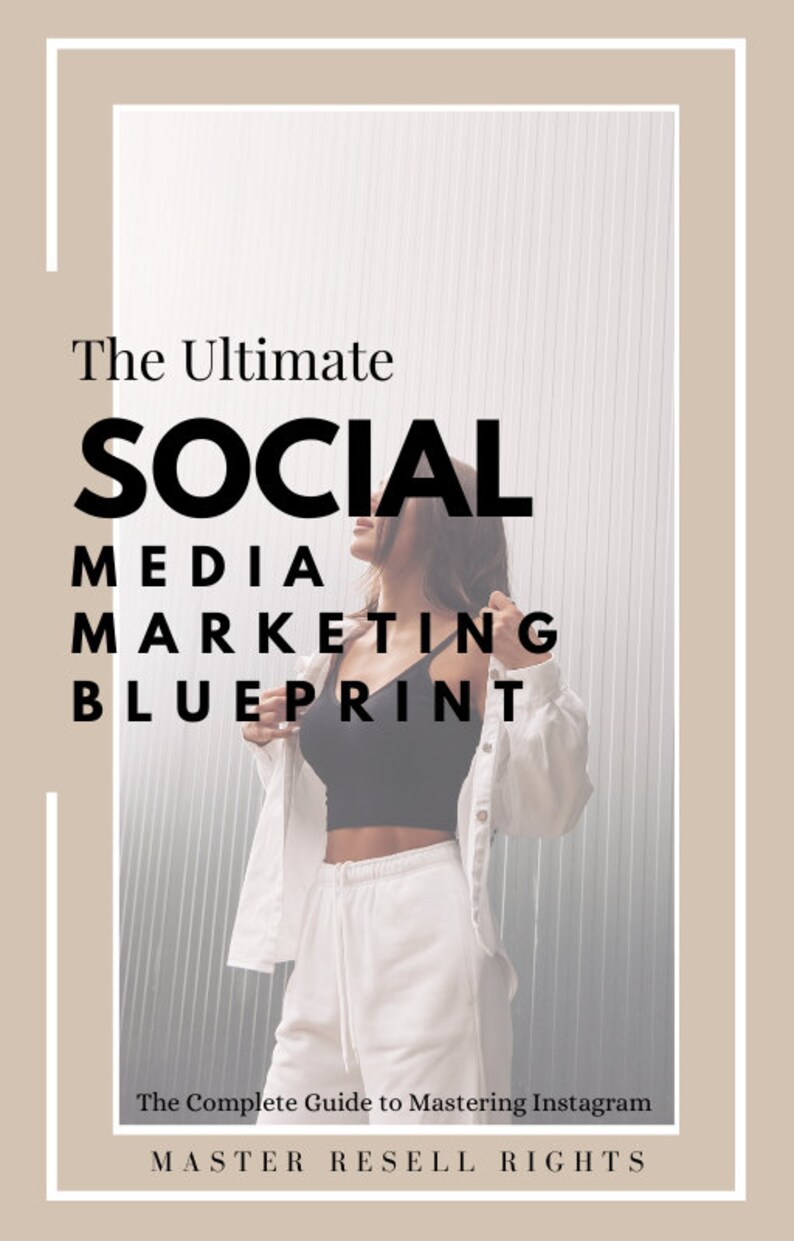 The Ultimate Social Media Marketing Blueprint With Master Resell Rights - Etsy