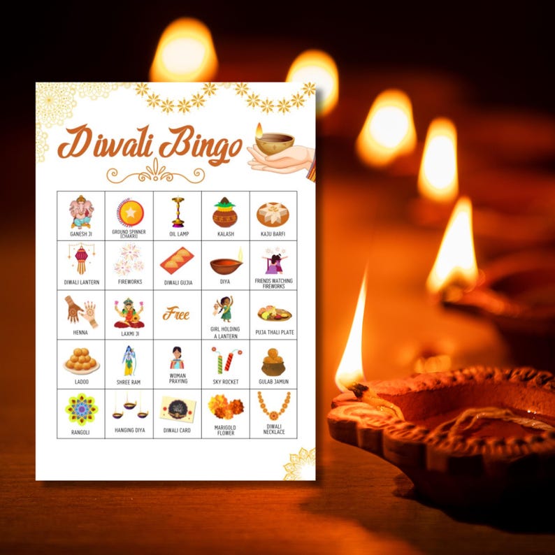 Buy Diwali Bingo Game Diwali Party Games, Printable Diwali Bingo ...