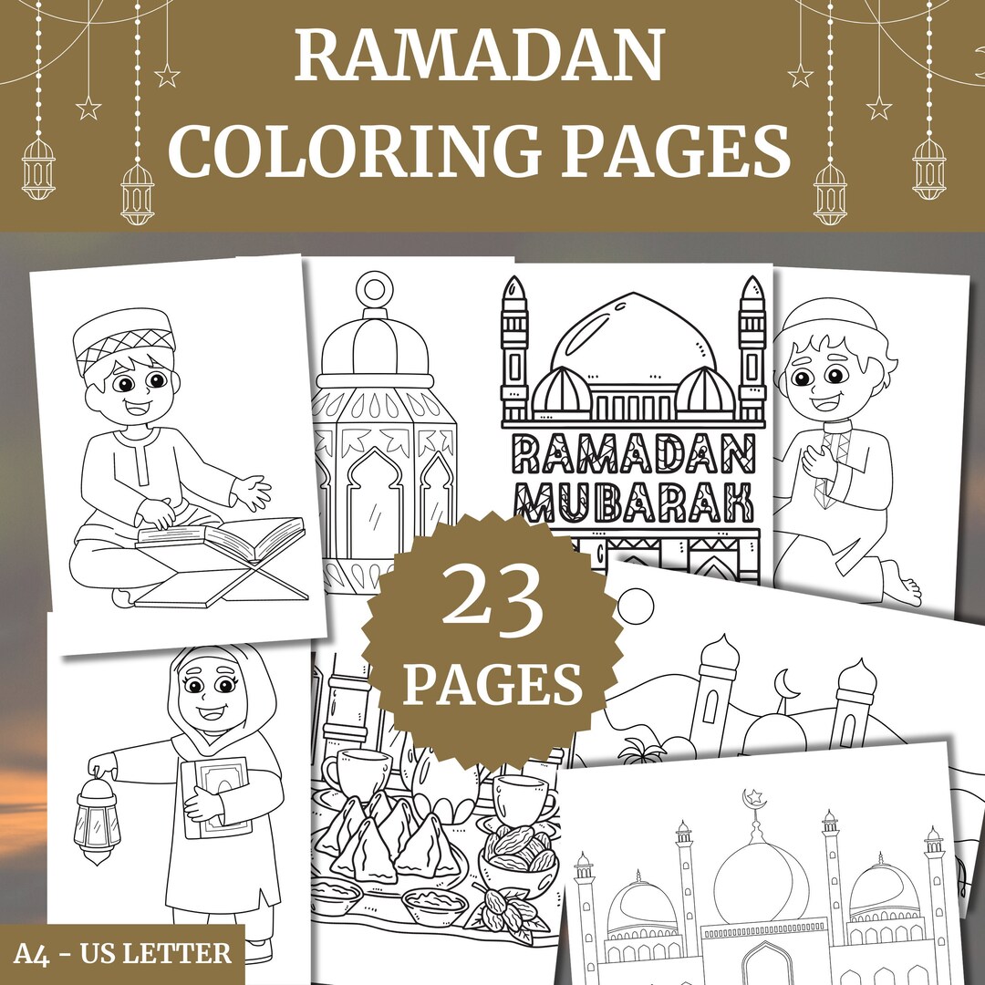 Ramadan Coloring Pages Eid Coloring Pages Ramadan Activity for Kids ...