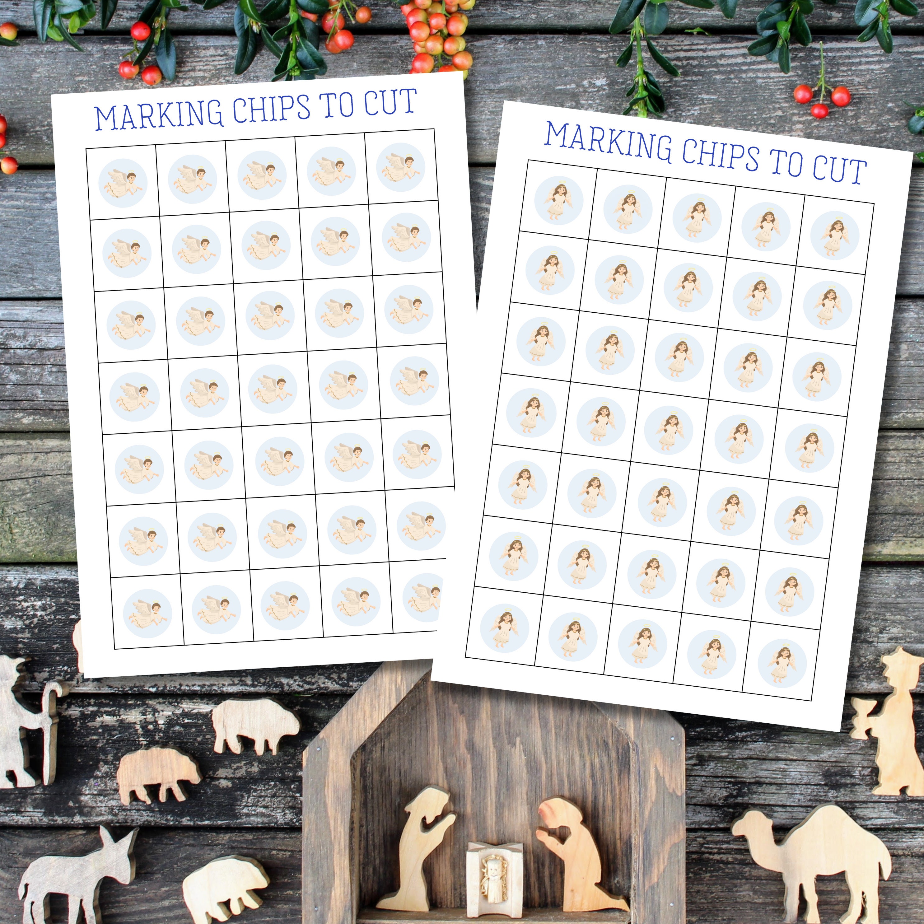 Nativity Bingo Game Printable Nativity Game Activity, Christian ...