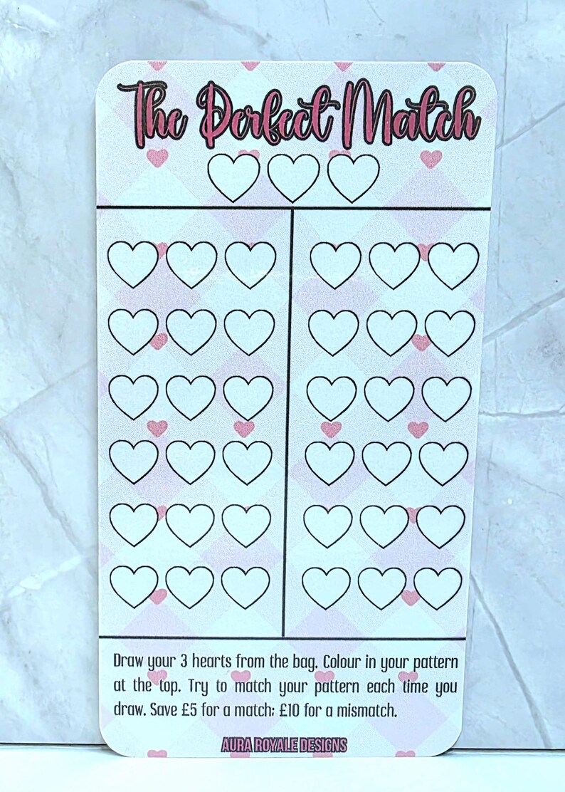 The Perfect Match | Savings Challenge | Reusable | Budgeting | Cash ...