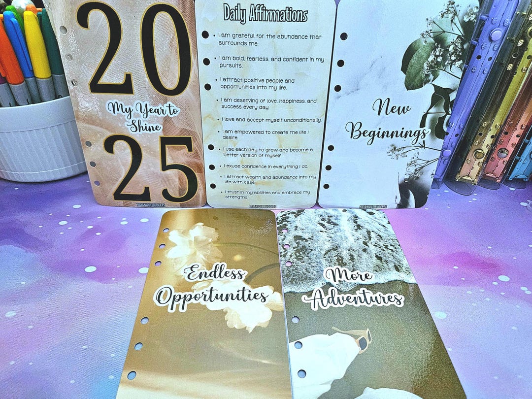2025 Binder Dashboards | Binder Dashboards | Planner Dashboards ...
