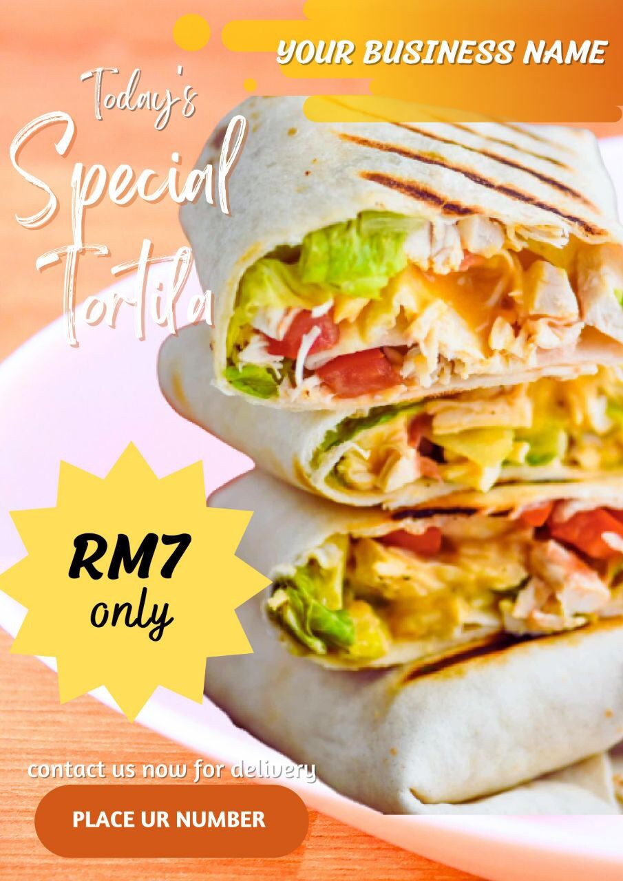 Flyer | Food Menu | Business Template | Restaurant Marketing | Editable ...