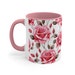 Floral Coffee Mug, Rose, Pink, Most Popular, Gift for Her, Present ...