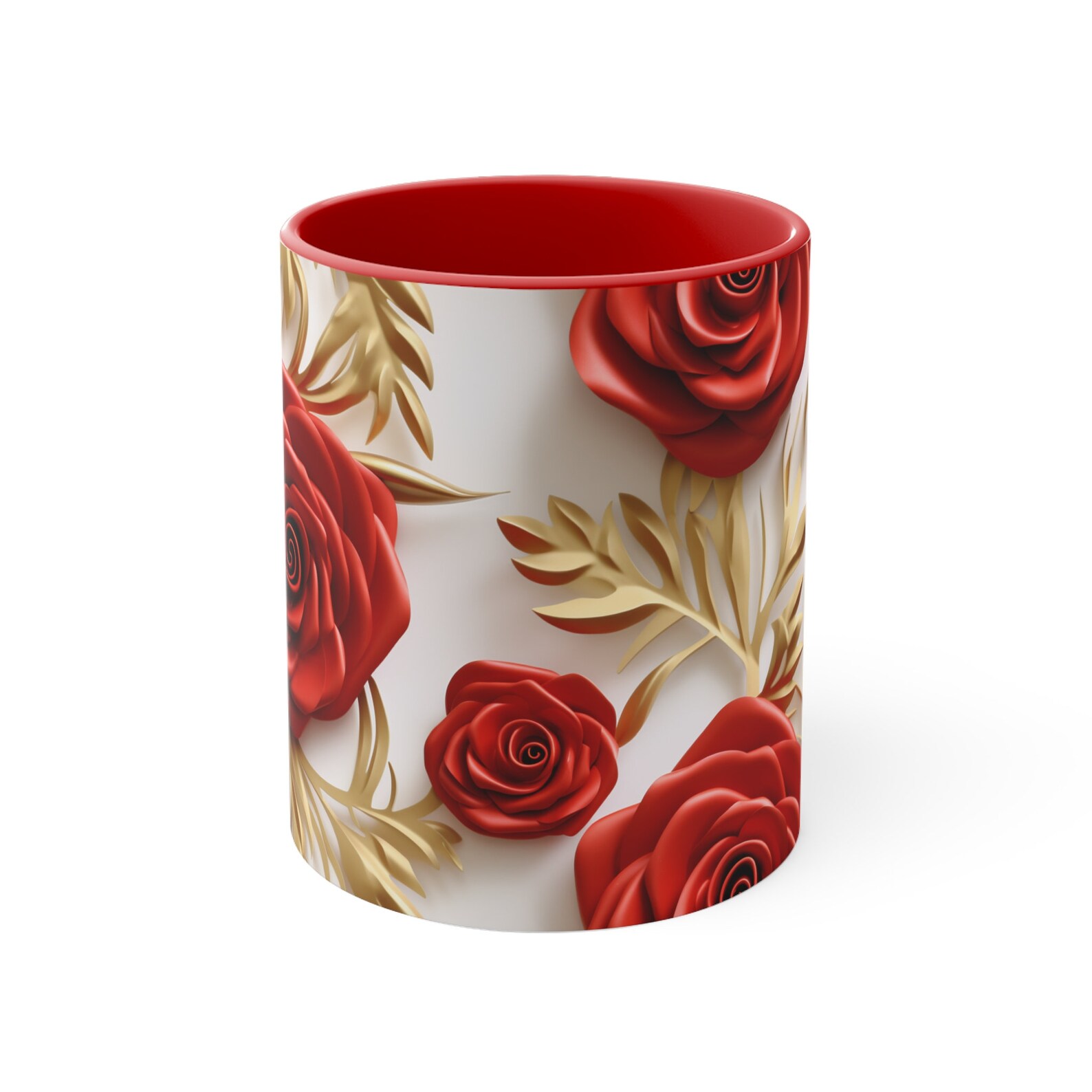 Rose Pattern Coffee Mug, Floral Mug, Most Popular, Gift for Her ...