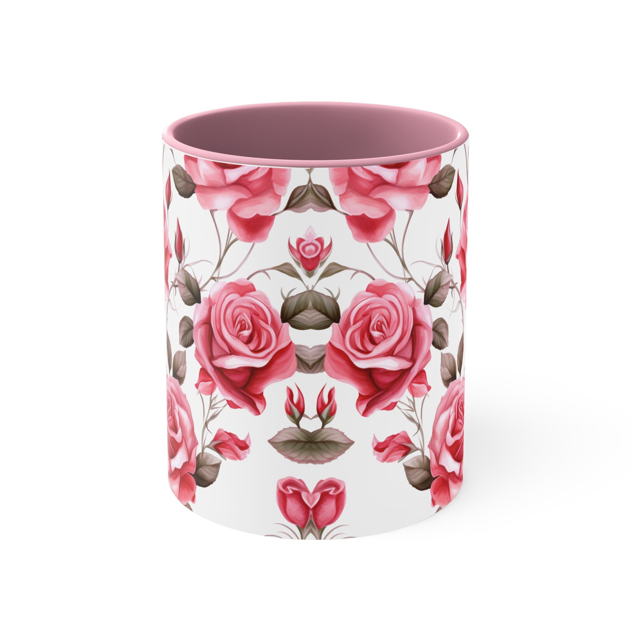 Floral Coffee Mug, Rose, Pink, Most Popular, Gift for Her, Present ...