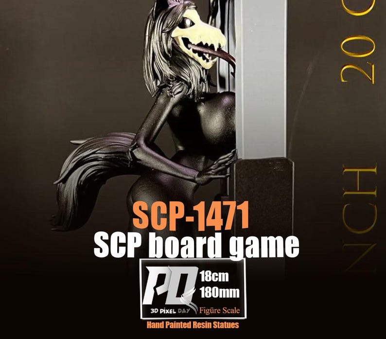 SCP-1471 3D Printed Statue Figüre - 18cm (7 Inch) Tall Hand Painted ...