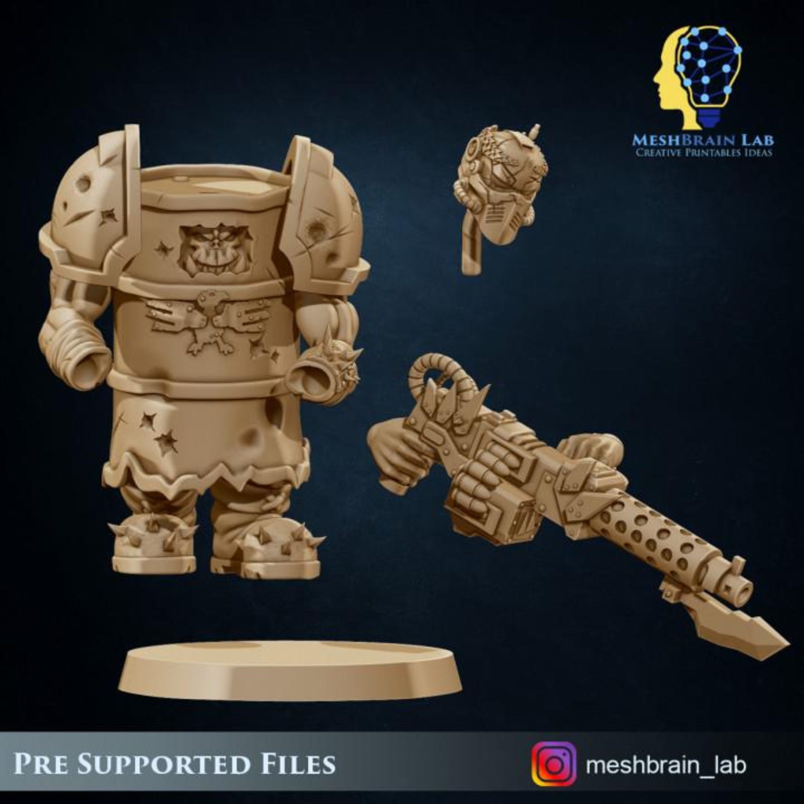 3d Printed Ork Commando Stealth "master" 01, Resin Miniature by ...