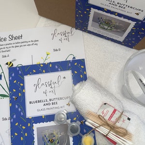 Glass Mug Painting Kit - DIY Starter Craft Kit | Create Your Very Own ...