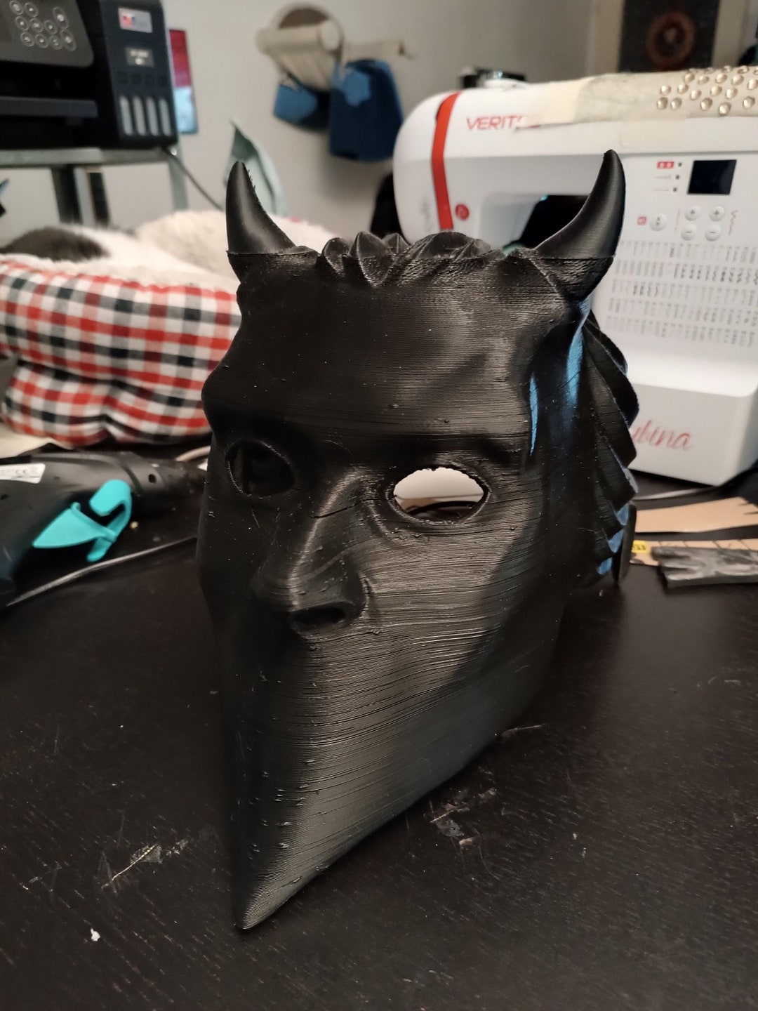 Meliora Ghoul Mask, Nameless Ghoul, Ghost Mask - Etsy