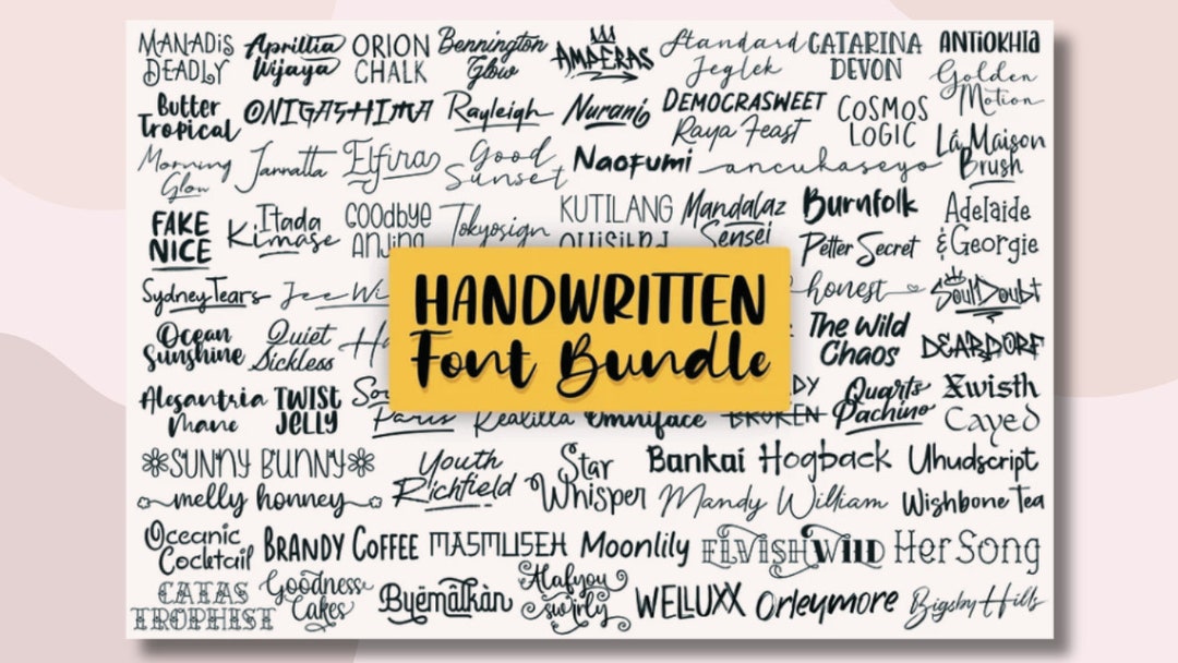 Cursive Font Svg Font Svg Digital Font Svg Font Bundle For Logo