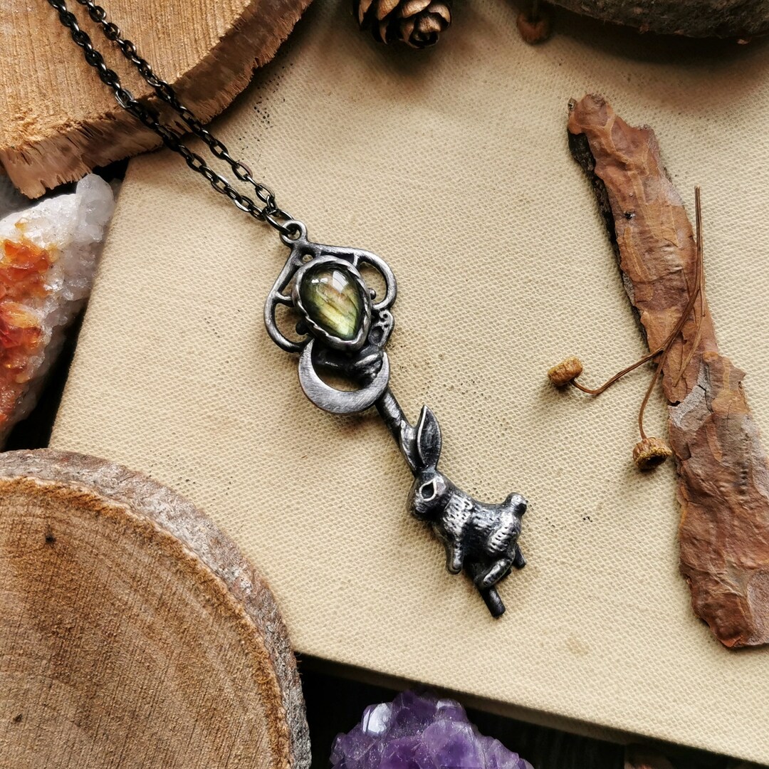 Cottagecore Jewelry, Brown Labradorite Necklace, Enchanted Forest ...