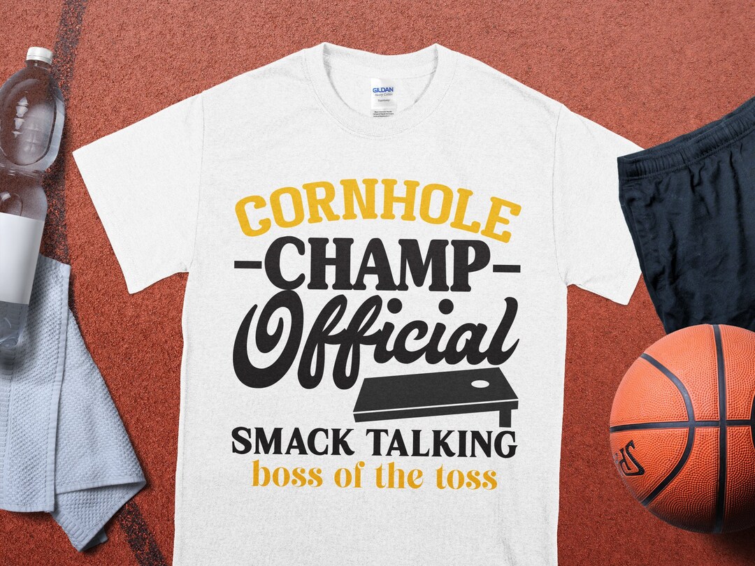 Cornhole Champ T-shirt, Cornhole Shirt, Cornhole Gift, Funny Cornhole ...