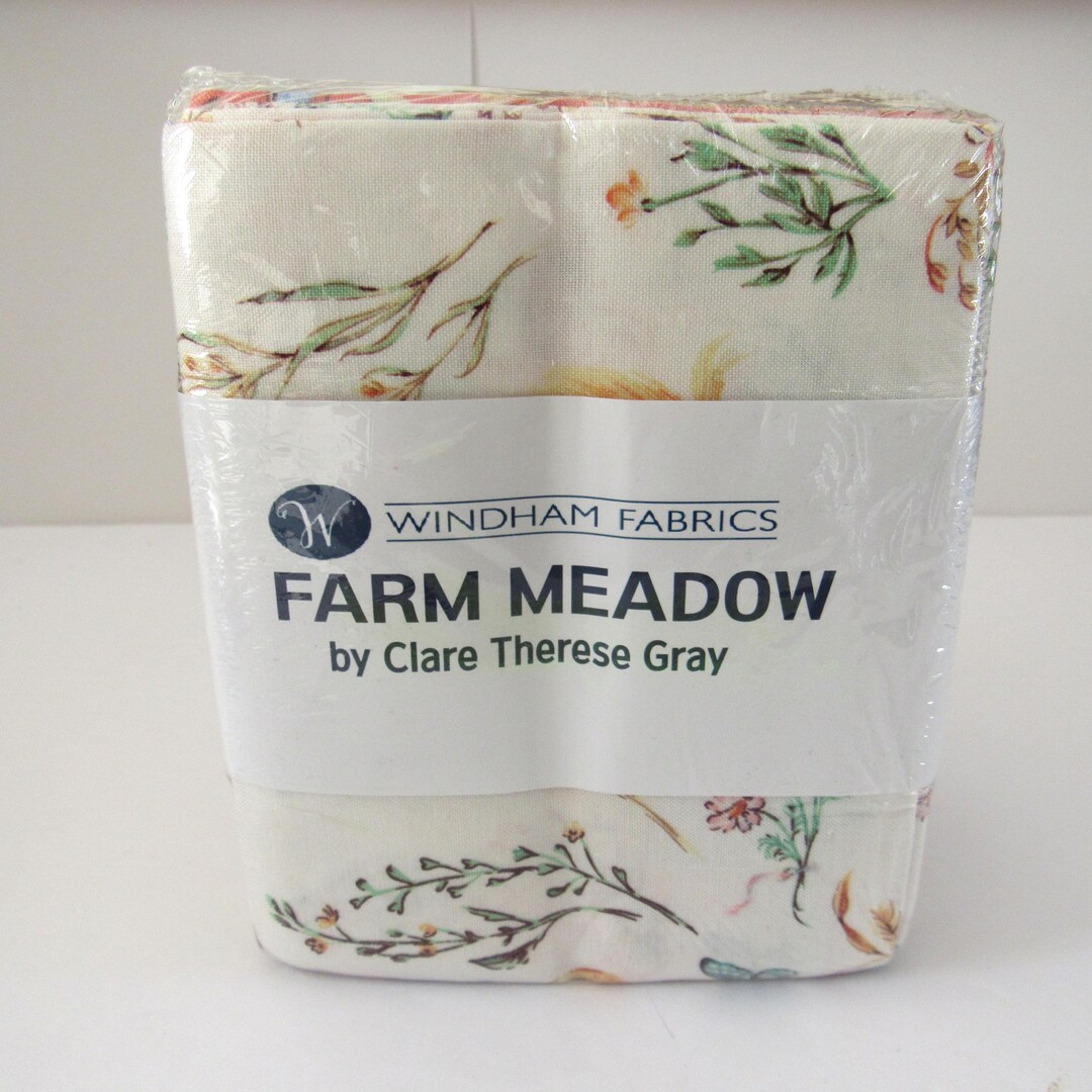 Farm Meadow Clara Therese Gray 18pc Fat Quarter Bundle Windham Fabrics - Etsy