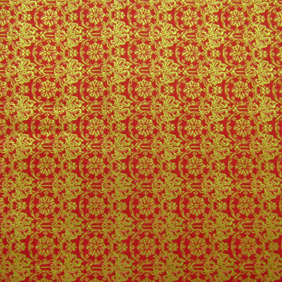 Midas Touch #2907 Ro Gregg BTY Gold Metallic Accents Northcott Cotton ...