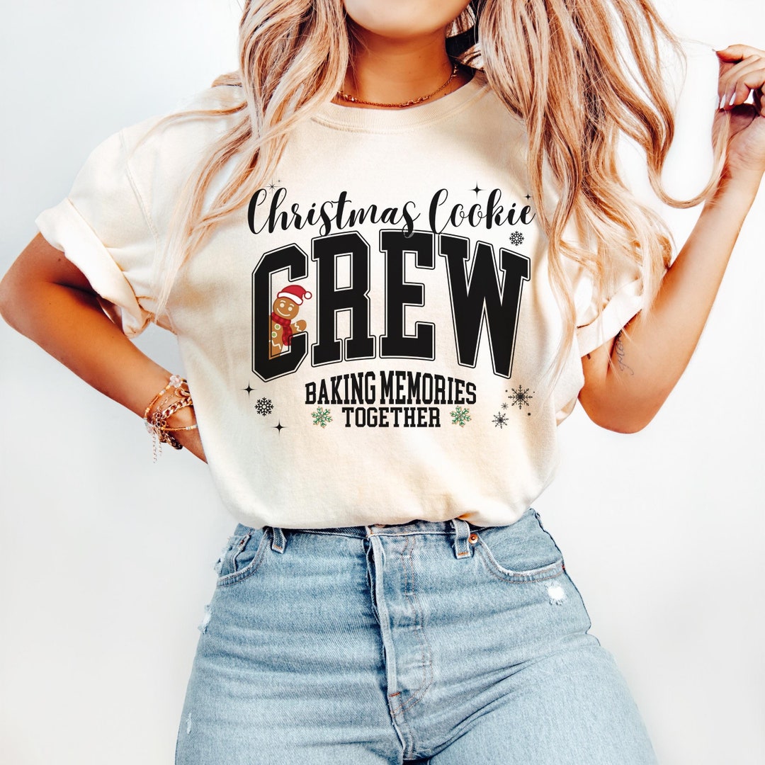 Christmas Cookie Crew Shirt, Baking Shirt, Baking Season, Cookie Baking ...