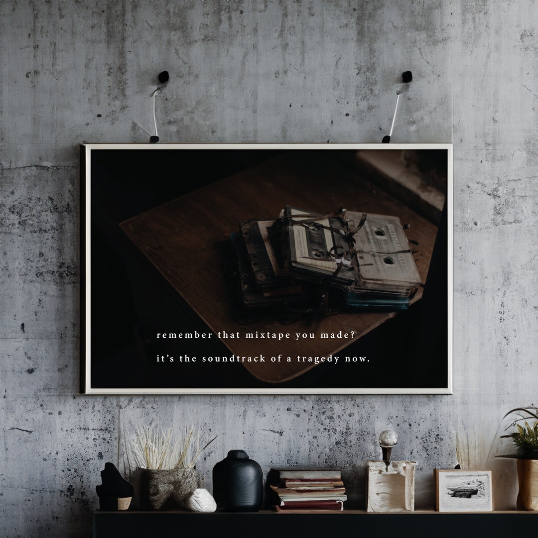 Mood Poster Emotional Sad Art Feelings Mixtape Inside Love Music - Etsy