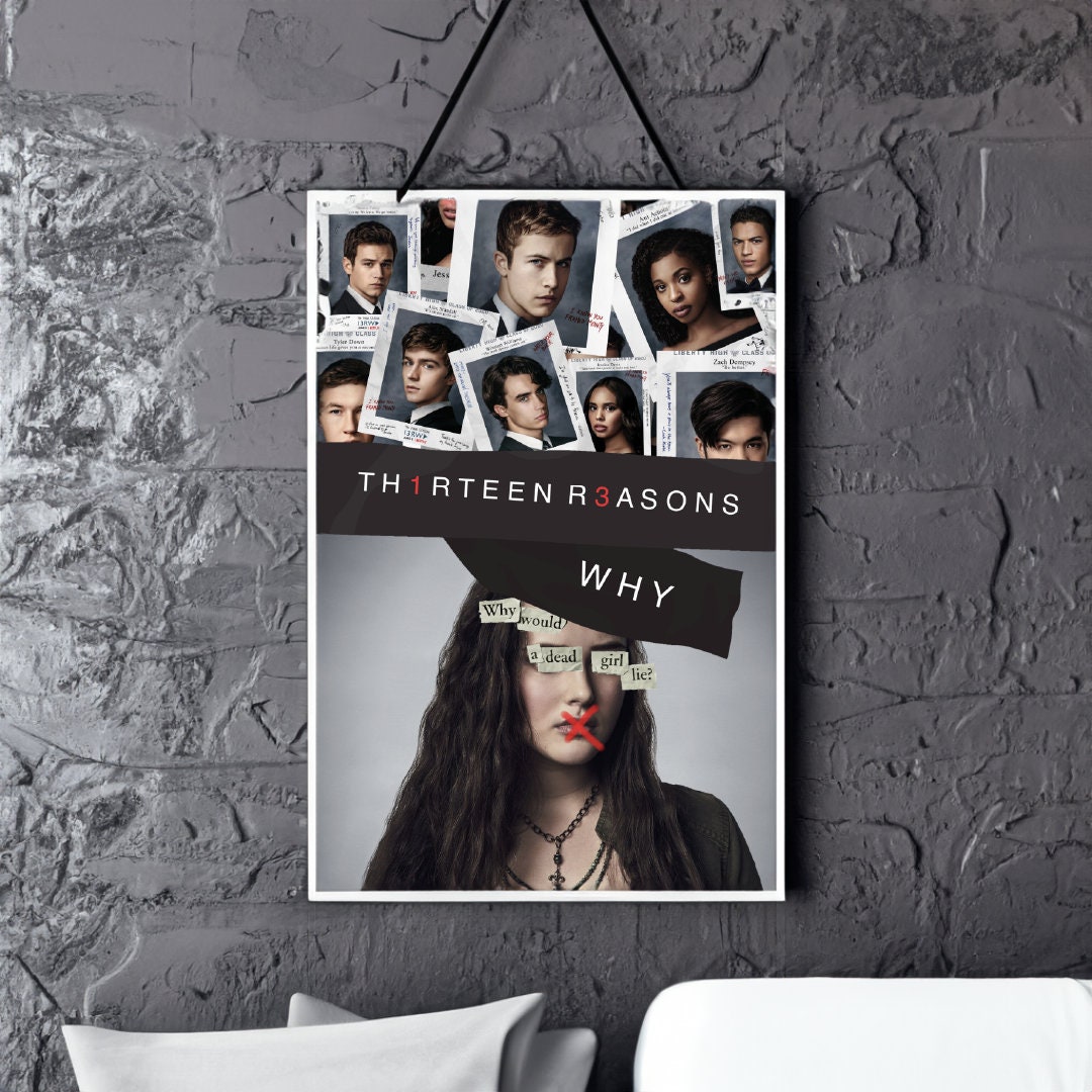 TV Series Poster 13 REASONS WHY - Etsy
