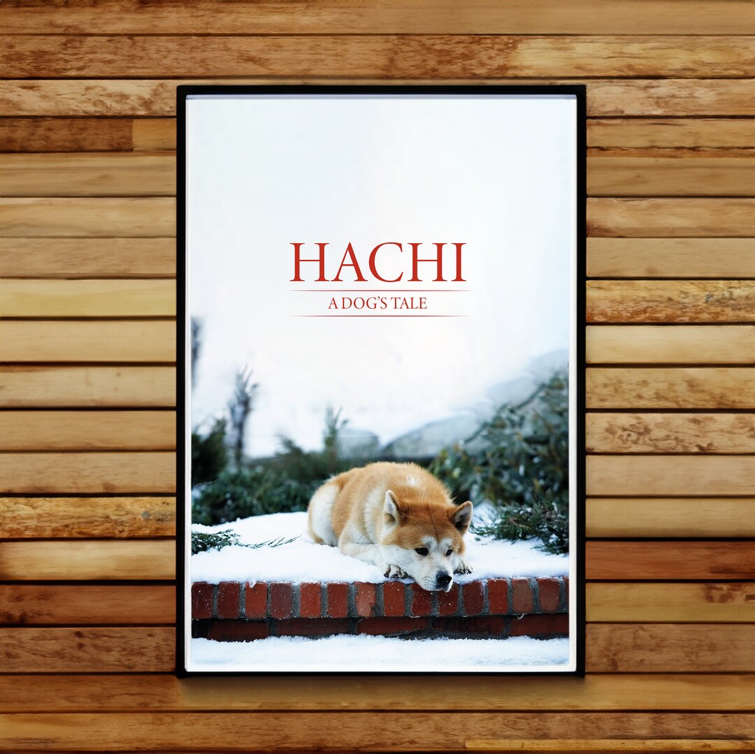 Movie Poster HACHI - Etsy