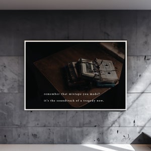 Mood Poster Emotional Sad Art Feelings Mixtape Inside Love Music - Etsy