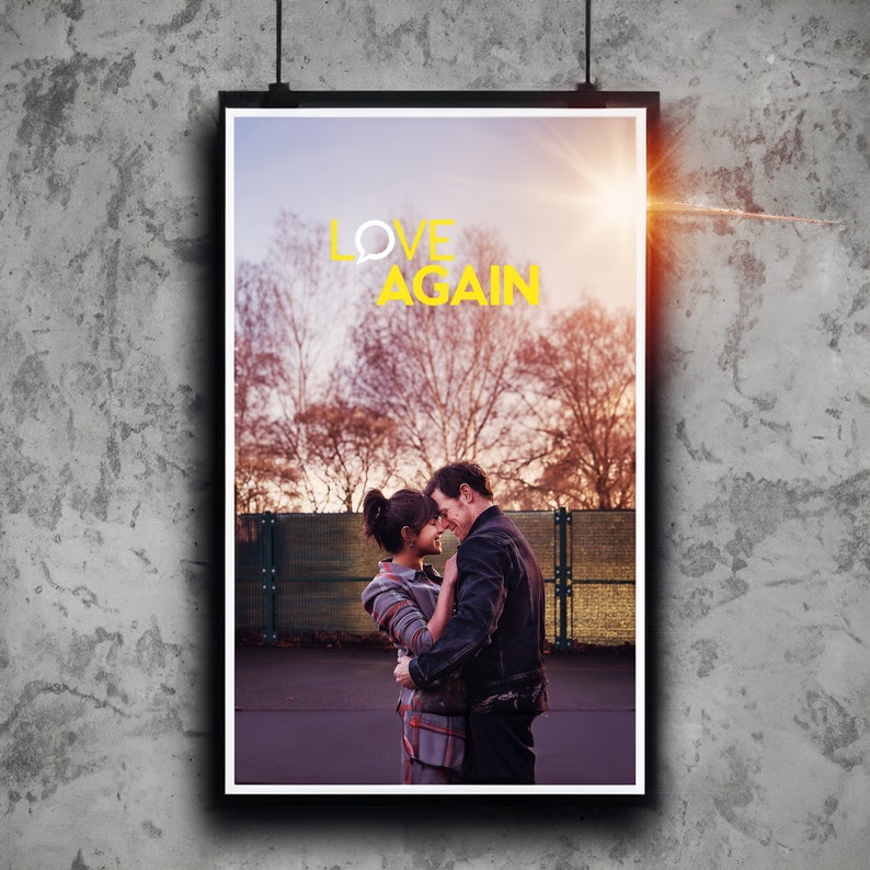 Movie Poster LOVE AGAIN - Etsy
