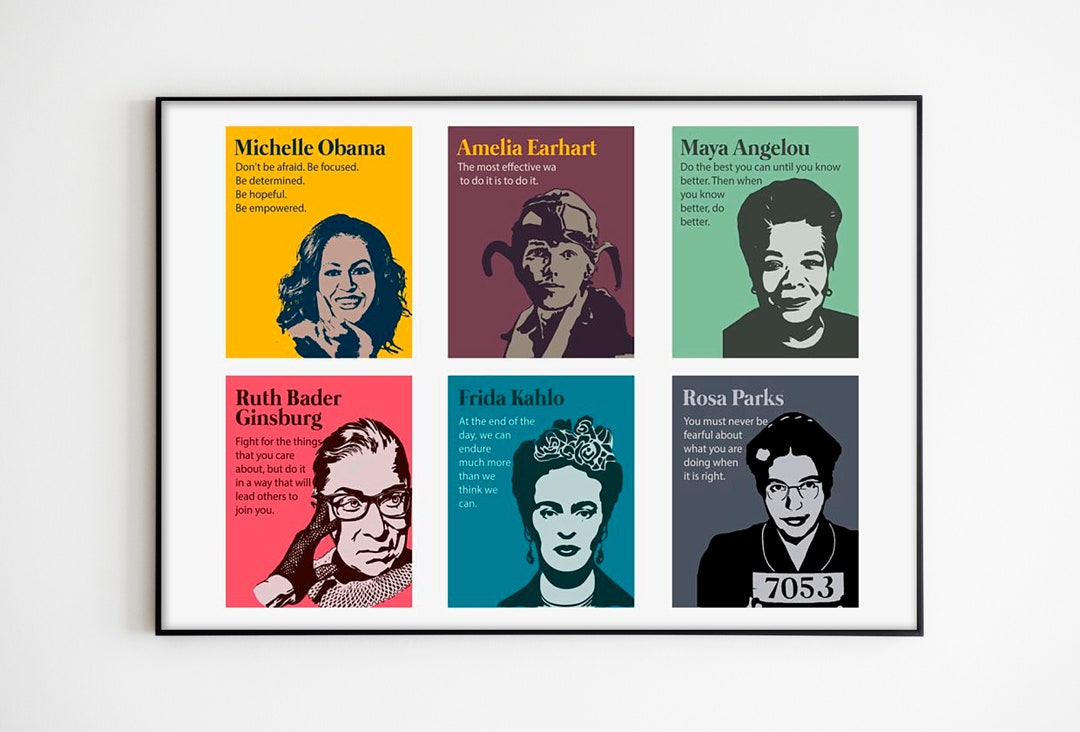 Black Women Posters, Women's History & Black History Month Bulletin ...